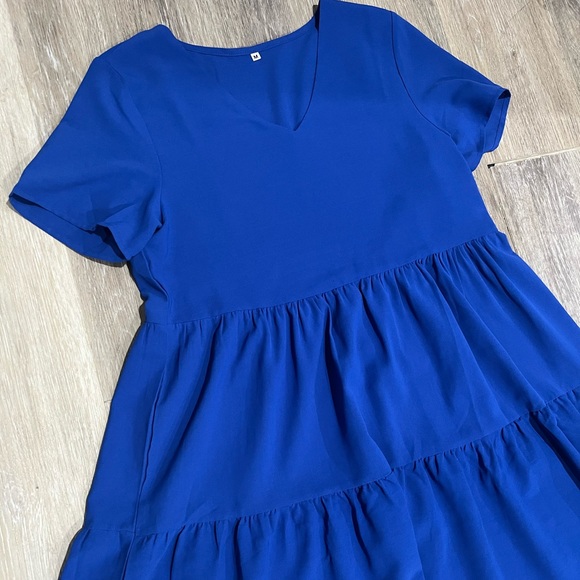 Amazon | Dresses | Amazon Royal Blue Tiered Dress | Poshmark